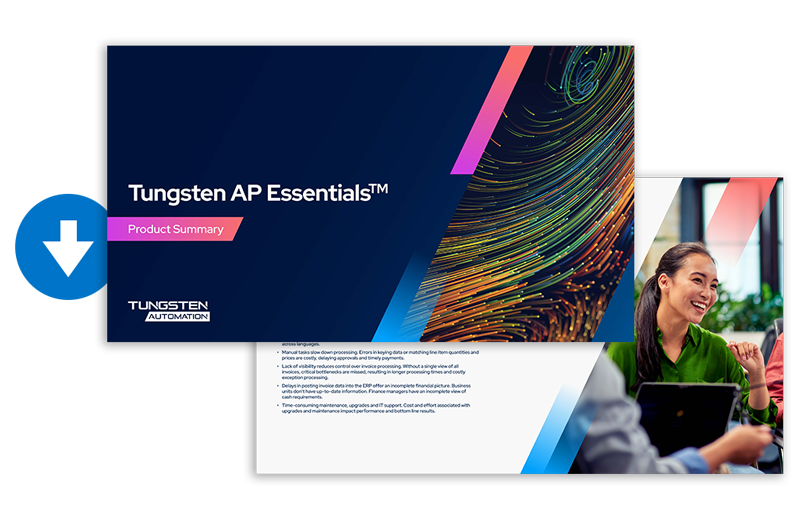 Tungsten AP Essentials | Increase Efficiency & Cost Savings